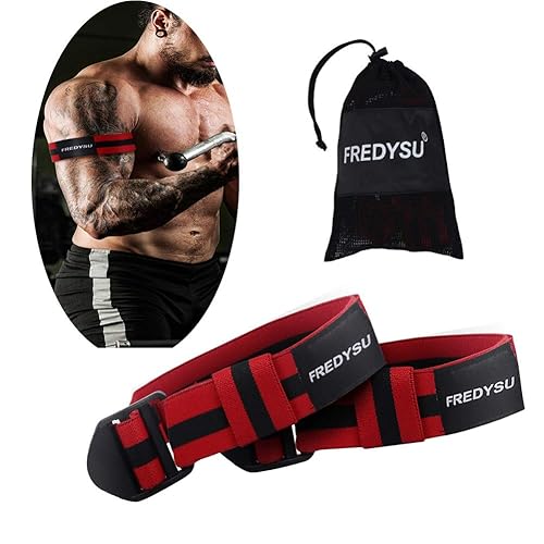 Fredysu Arm Occlusion Bands, Bicep Blaster Blood Flow Restriction Bands ...