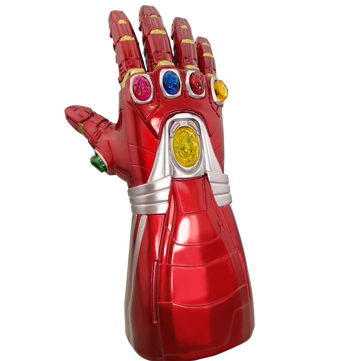 XXF Iron Man Infinity Gauntlet,Iron Man Infinity Glove led Stone Light ...