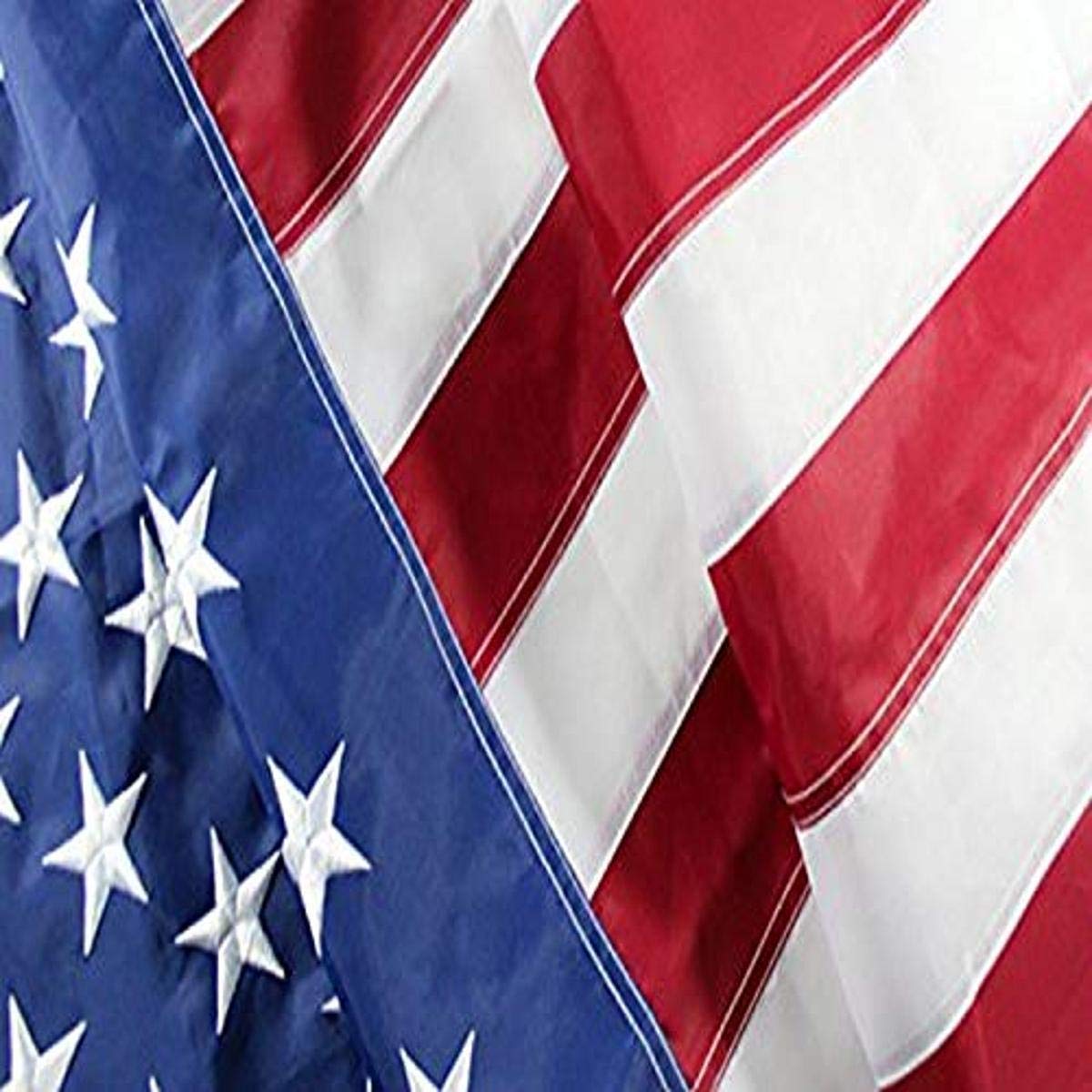 Quality Standard Flags Nylon Embroidered USA Flag, 3 by 5' for sale ...