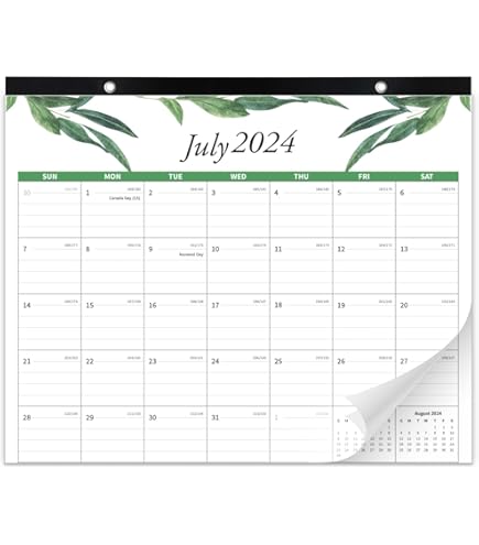 Blue Line Supply Blueline 2025 Monthly Desk Pad Calendar - 22x17 Inch ...