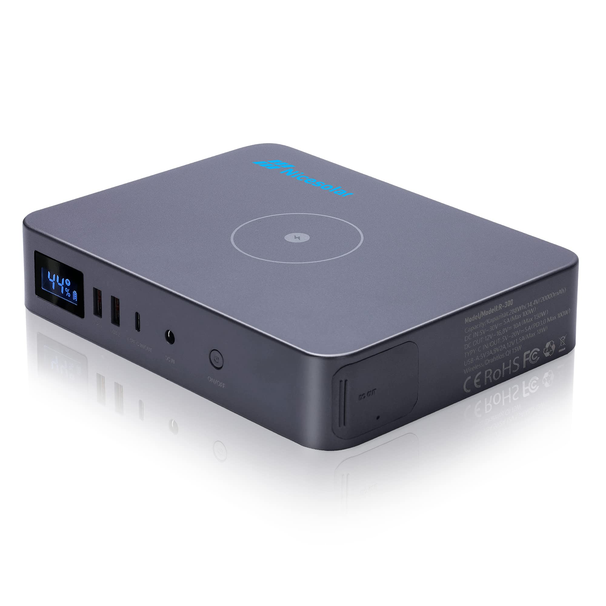 Mua 288Wh Portable Power Station, High Capacity Power Bank with 100W bi ...