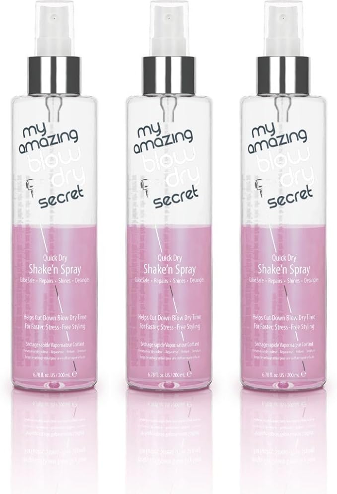 My Amazing Blow Dry Secret Quick Dry Shake'N Spray, 6.78 Oz (Pack Of 3 ...