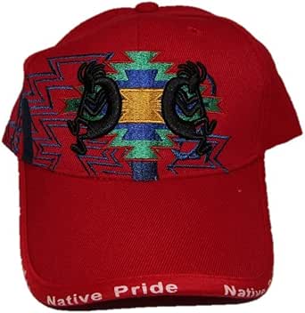 Amazon.com: Native Pride Native American Indians Indian Red Embroidered ...