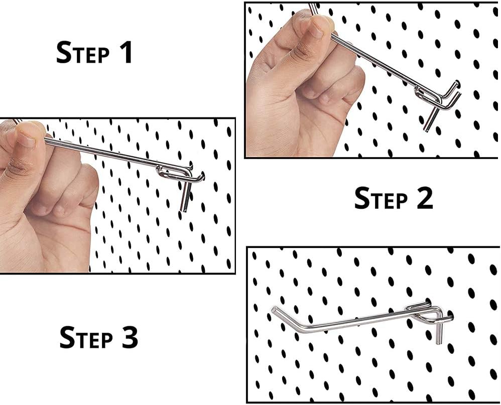 Lsydgn Single pegboard Hooks Pegboard pegs Pegboard Hooks Assortment ...