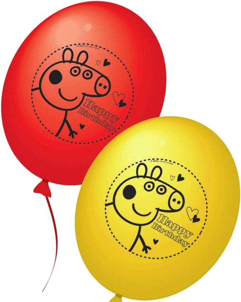 Peppa Pig Party Balloons, pack of 10 [Toy]: Amazon.co.uk: Toys & Games