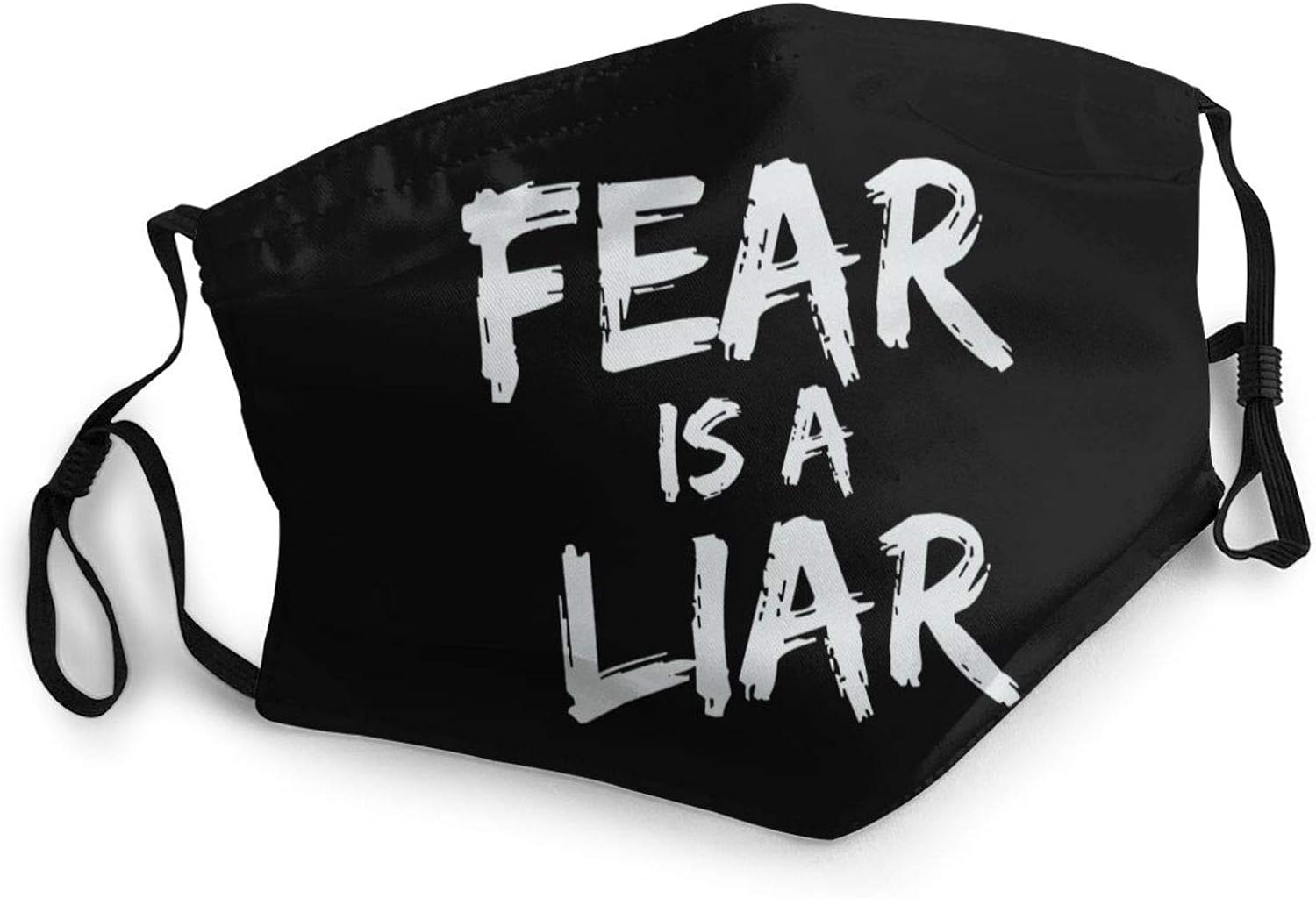 Amazon.com: Unisex Face Mask Fear Is A Liar Womens Man'S Dust Masks ...