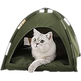 Amazon.com : Portable Cat Tent Outdoor/Indoor Decorative Cats Cave Bed ...