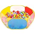 Amazon.com: Eocolz Kids Ball Pit Large Pop Up Childrens Ball Pits Tent ...