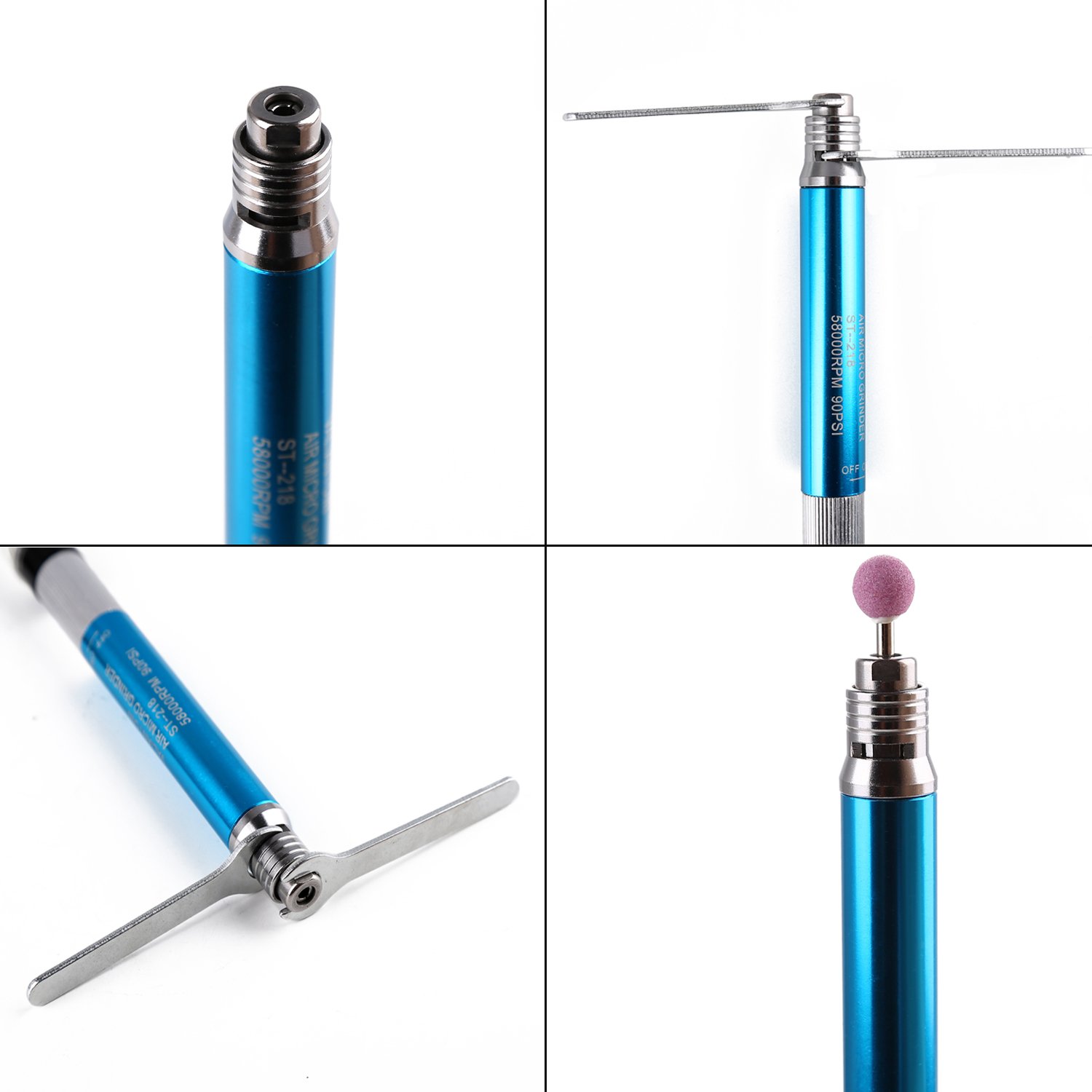 Mua 1/8" (3mm) Air Micro Grinder, Pneumatic Pencil Die Grinder, 58000 ...
