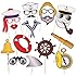 Ahoy - Nautical - Photo Booth Props Kit - 20 Count: Amazon.co.uk: Toys ...