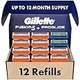 Amazon.com: Gillette Fusion5 Mens Razor Blade Refills, 12 Count ...