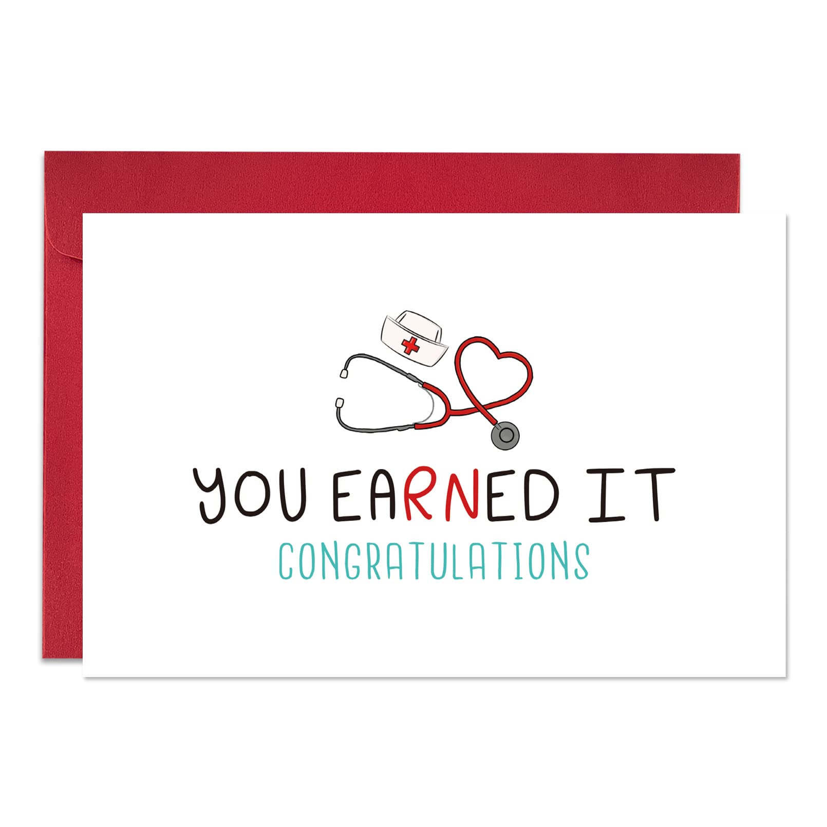 Mua Ogeby Cute Nurse Graduation Card, Lovely RN Graduation Greeting ...