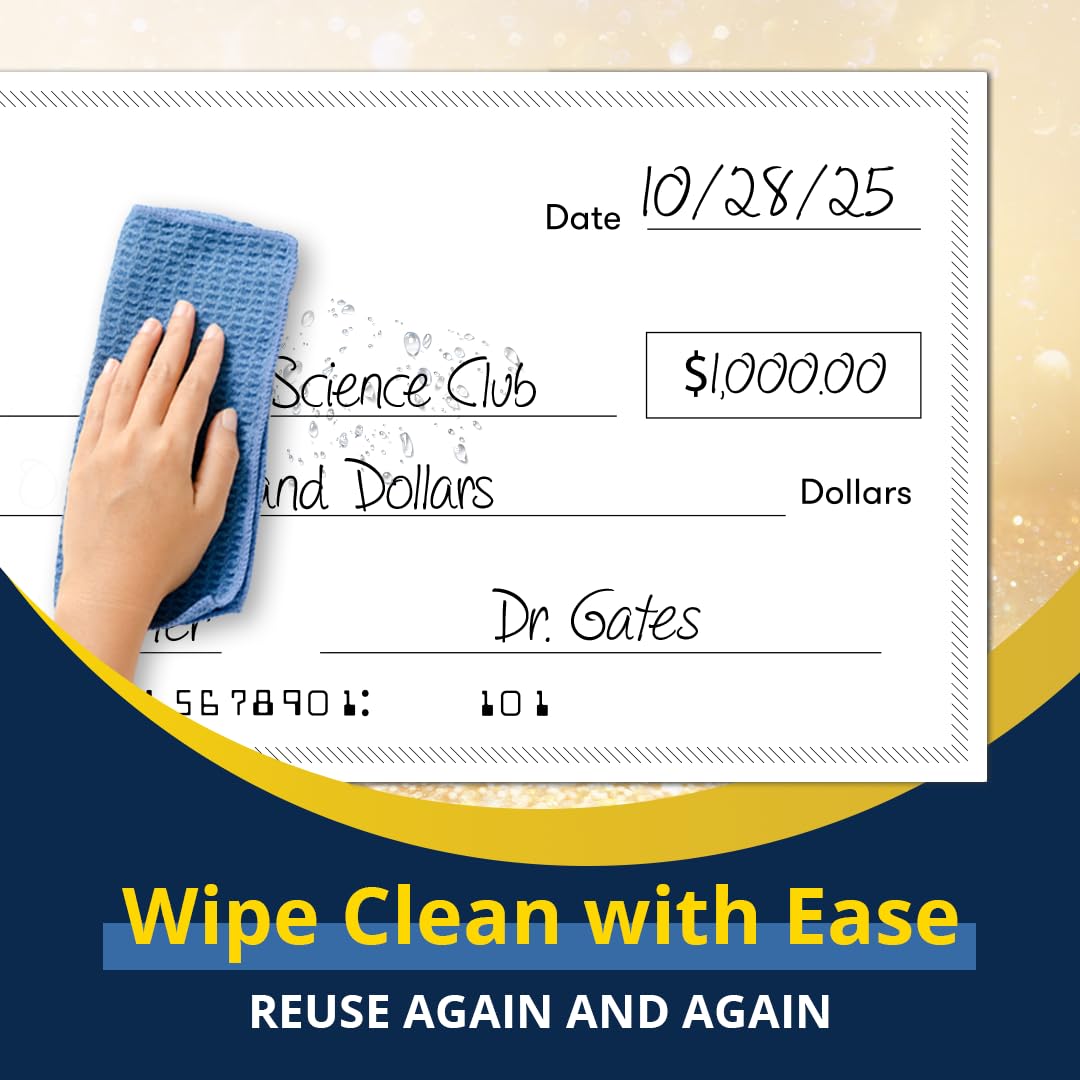 Mua Giant Dry Erase Check - 16" x 32", Reusable Big Oversized Blank ...