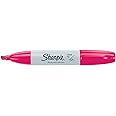 Amazon.com : SHARPIE Permanent Marker, Chisel Tip, Magenta, Each ...
