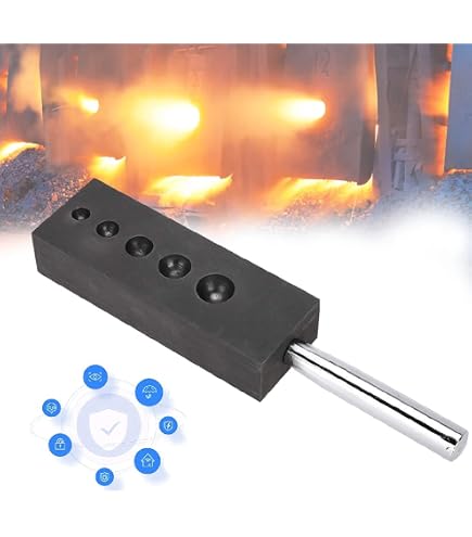 Lampworking Tools HEMOTON Graphite Casting Ingot Mold Glass Blowing ...
