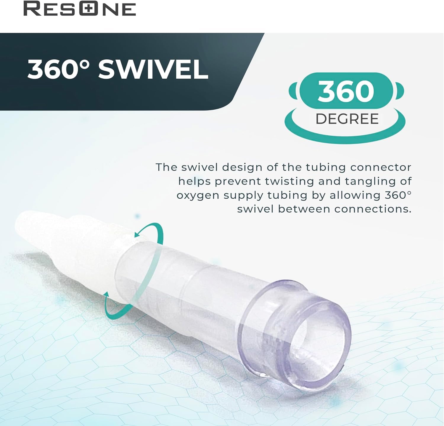 Mua ResOne Oxygen Tubing Swivel Connectors 5-Pack, Cannula, Hose, Tube ...