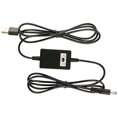 Buy KUNCAN 5ft USB 5v to DC 9v or 12v Step Up Converter Voltage Regulator Cable with DC ...