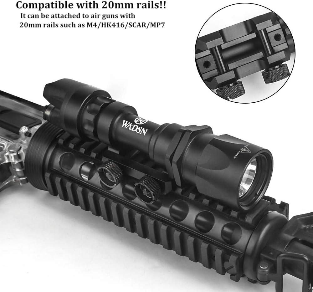WADSN Weapon Tactical Hunting Torch with Gun Mount M951 Waterproof LED ...