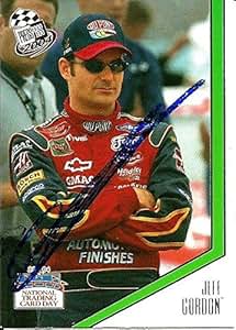 Jeff Gordon Signed 2004 Press Pass Trading Day NASCAR Trading Card ...