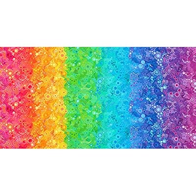 Buy Rainbow Ombre Fizzing Bubble Stripe Fabric at Ubuy Philippines