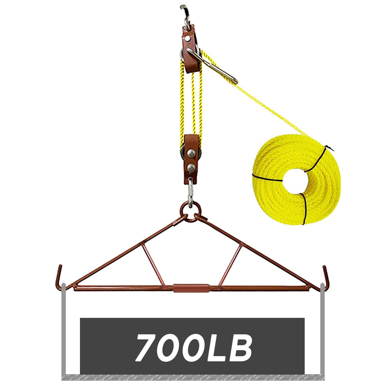 Atflbox Game Hoist Gambrel with 700LB Capacity Deer Hanger and Elk Dual ...