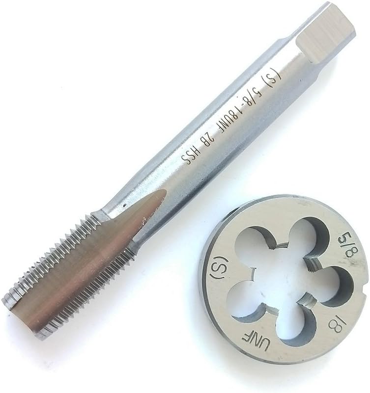 5 8 18 Tap And Die Set UNF Machine Thread Tap And Round Thread Die