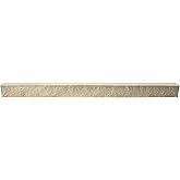 GenStone Faux Stacked Stone Panel 41" x 11.25" in Vanilla Bean Color for Do It Yourself Friendly ...
