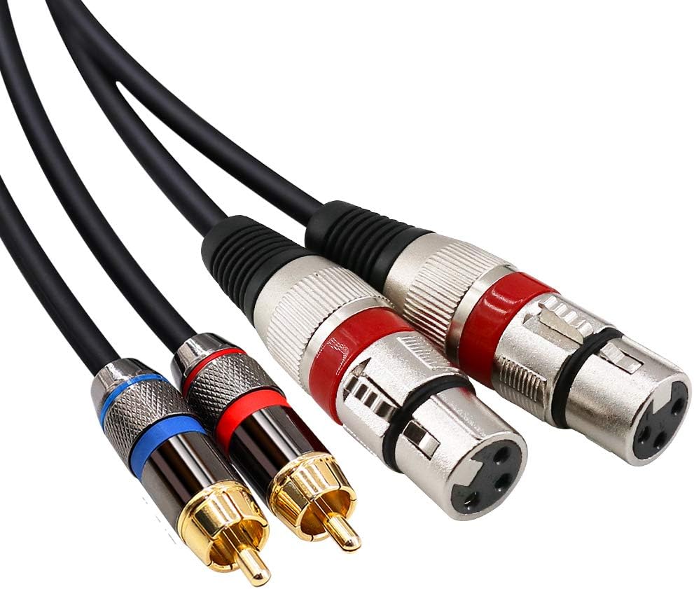 RCA TO XLR Cable,Yeung Qee Dual RCA Male to Dual XLR: Amazon.co.uk ...