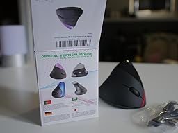 Wireless Vertical Mouse, Ergonomic Design With Side Controls: Amazon.ca ...