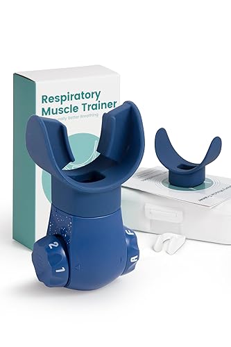 Breathing Exercise Device,Breathers Trainers Exerciser with Adjustable ...