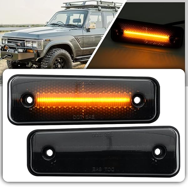 Full LED Front Bumper Side Marker Lights Assembly for Toyota Celica ...
