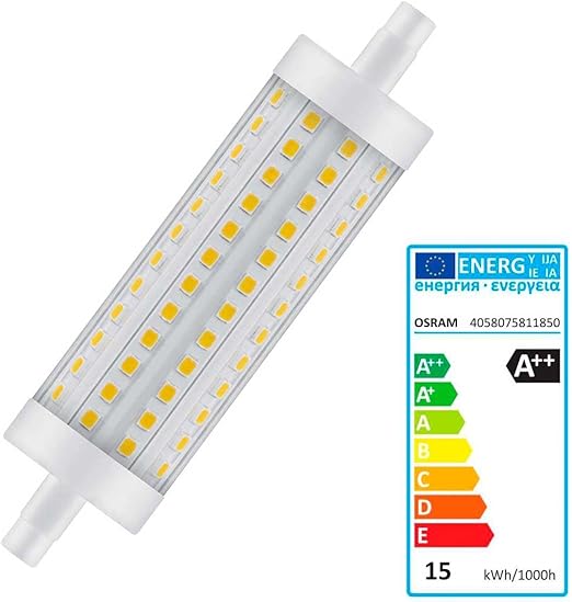 Osram LED R7s 15W Very Warm White 118mm Dimmable: Amazon.co.uk: Lighting