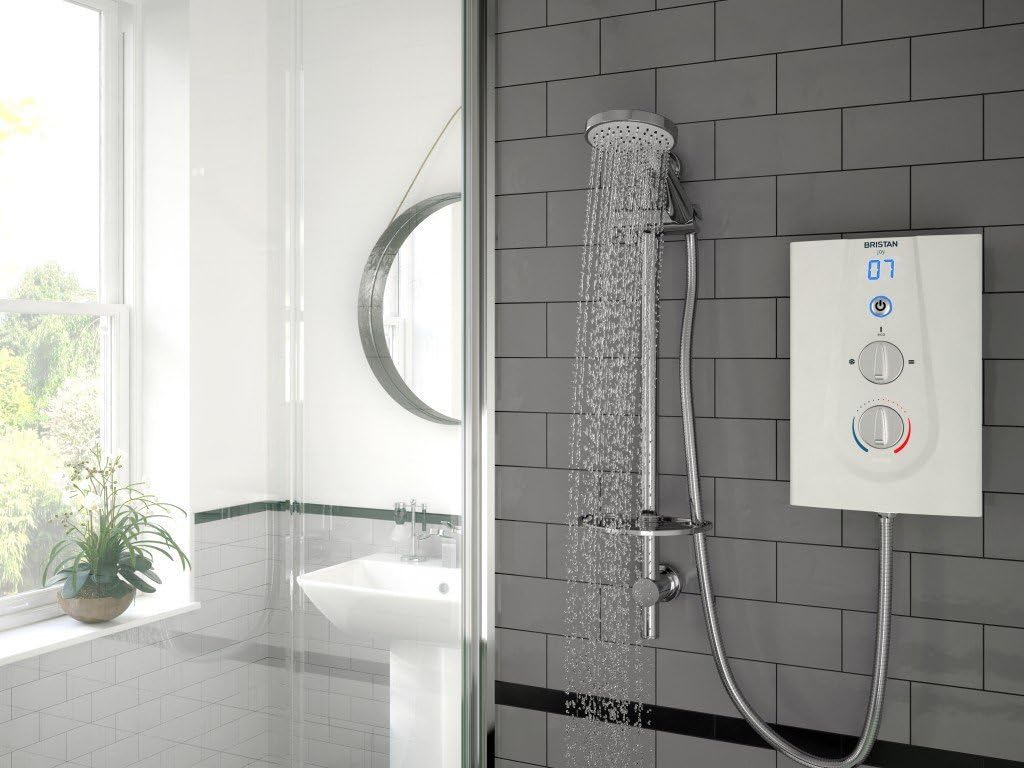 Bristan JOYT395 W 9.5 kW Joy 3 Thermostatic Electric Shower – White ...