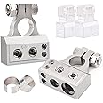 Amazon.com: COROTC Battery Terminals, 0/4/8/10 Gauge AWG Positive Negative Battery Terminal ...