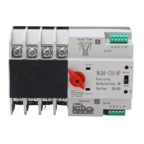 Dual Power Automatic Transfer Switch,4P 80A 400V,Dual Power Generator ...