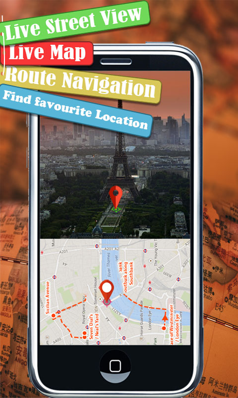 GPS Earth Map : Route Navigation:Amazon.de:Appstore for Android