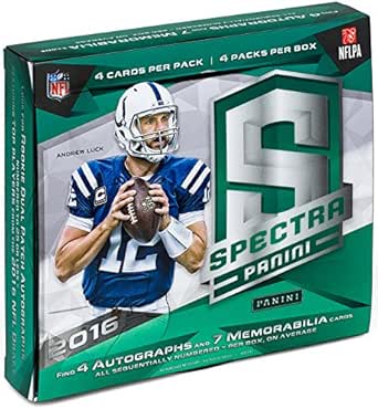 2016 Panini Spectra NFL Football box (4 pk) at Amazon's Sports ...