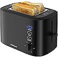 Amazon.com: Anfilank Compact 2 Slice Toaster with 1.5" Extra Wide Slots ...
