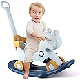 Amazon.com: LLparty 4 in 1 Rocking Horse for Toddlers 1-3 Years Old ...
