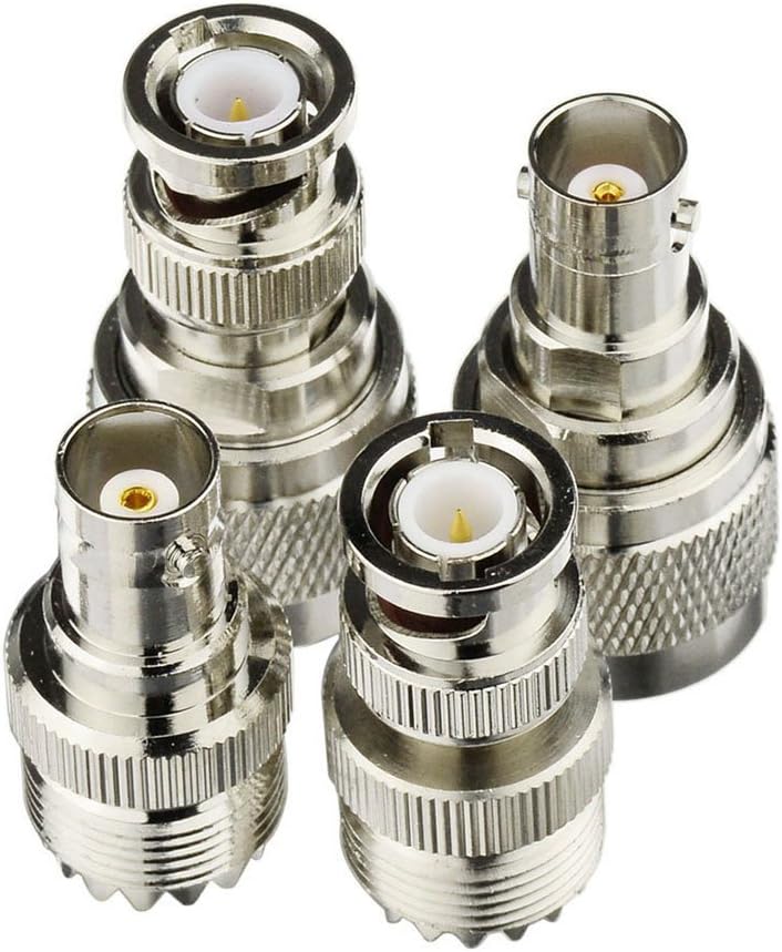 Eightwood CB Radio Antenna Adapter Kit BNC to UHF Adapter kit 4 Types ...