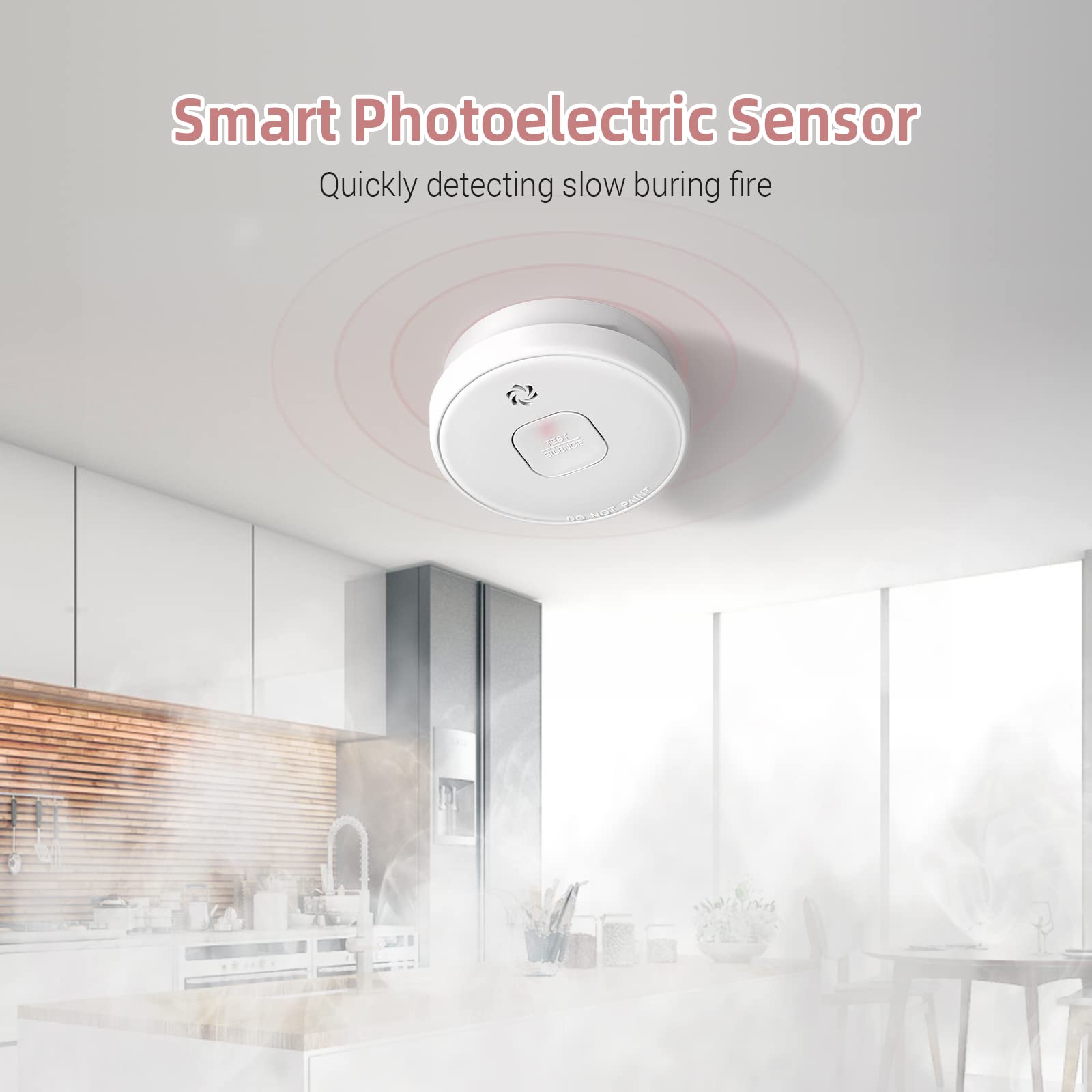 Mua Putogesafe Smoke Detector, 10-Year Smoke Alarm with Photoelectric ...