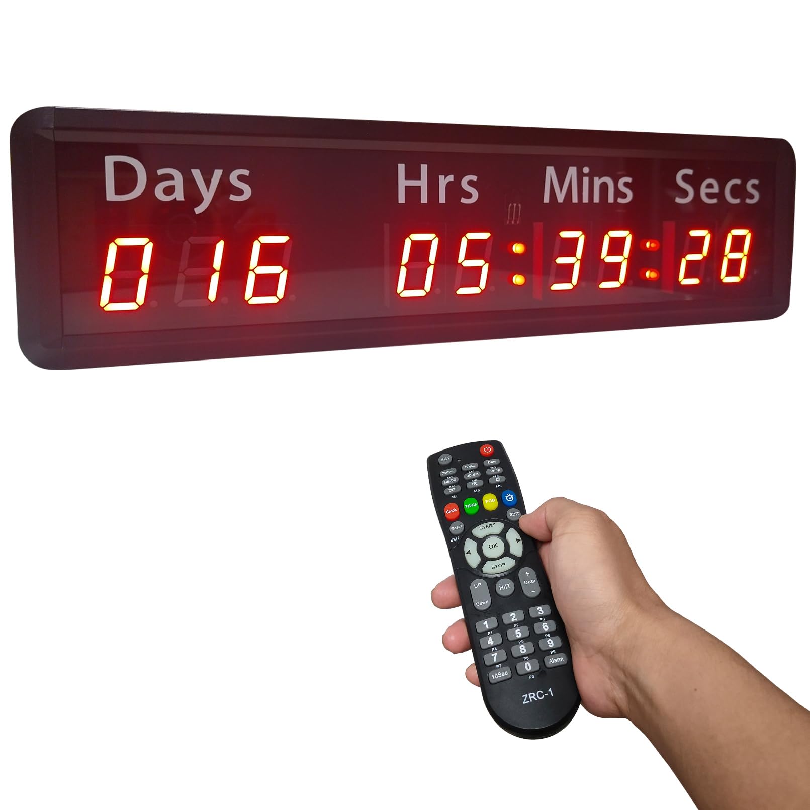 Ledgital 1000 Days Countdown-up Timer w/Remote Ideal Days Countdown ...
