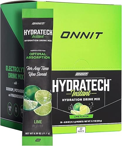 HydraTech Instant Hydration Packets for Onnit - Electrolytes Powder ...