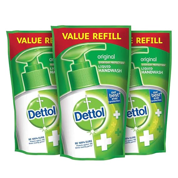 Amazon.com : Dettol Liquid Hand Soap 175ml Original Refill (Package May ...