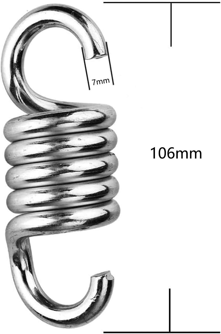 Dulau 4 Pieces Hammock Spring, Heavy Duty Extension Spring Suspension ...