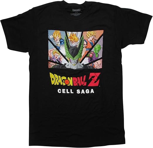 Dragonball Z Cell Saga T-Shirt, 2X-Large Black: Amazon.ca: Clothing ...