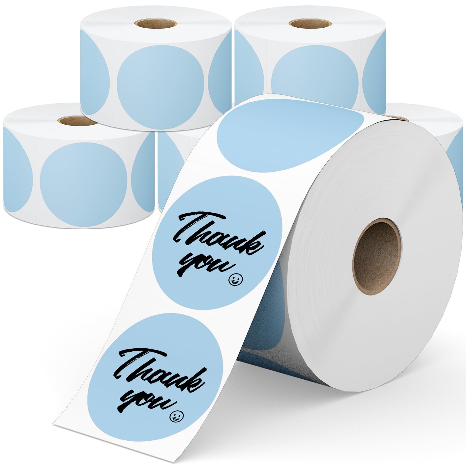6 Rolls 2 Inch Circle Direct Thermal Sticker Labels Tacnology 4500 6 Rolls 2 Inch Circle Direct Thermal Sticker Labels Tacnology 4500