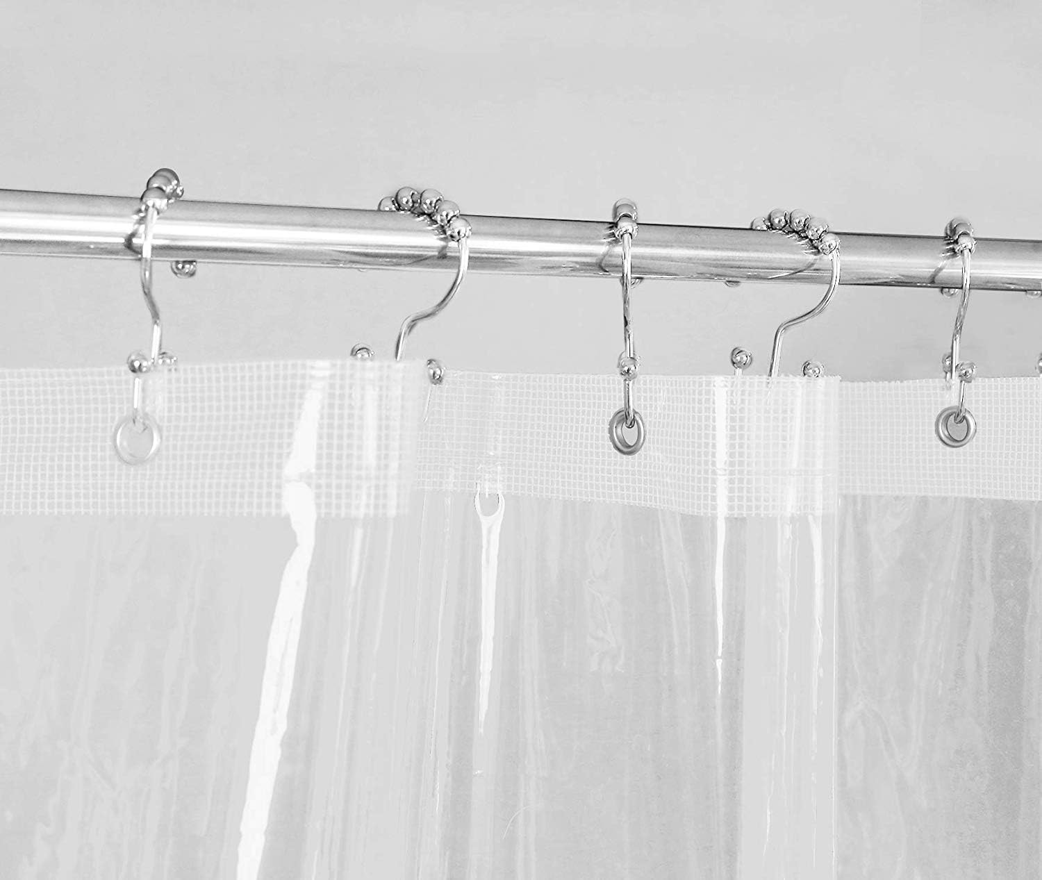 Utopia Home 2 Pack Clear Shower Curtain Liner, 183×183 cm Heavy Duty ...