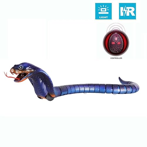 Giveme5 RC Snake Toy, Upgraded 17" Long Rechargeable Remote Control RC ...