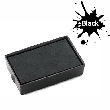 Ink Pads for Stamping Black,2 Packs Replacement Ink Pads for Self ...